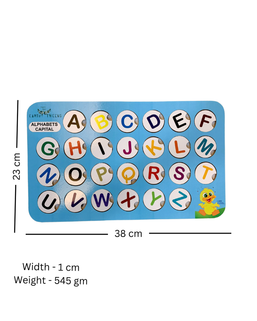 English Alphabets Learning Board